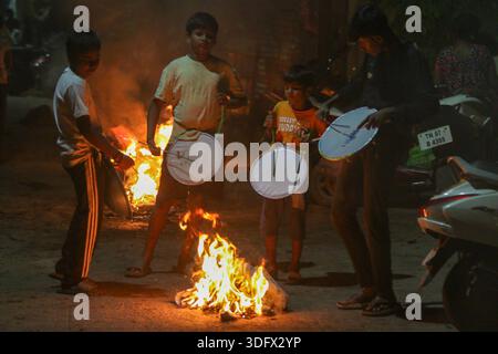Bhogi Pandigai (festival) is celebrated widely in Tamil Nadu, Andhra ...