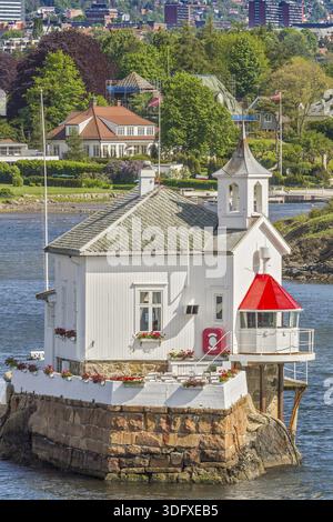 Former Lighthouse Dyna Fyr Oslo Norway Stock Photo - Alamy