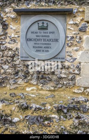 The Grave of King Henry 1, Reading Abbey, Reading, UK Stock Photo - Alamy