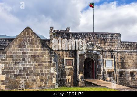 Old British Fortress At Brimstone Hill St. Kitts West Indies Stock ...