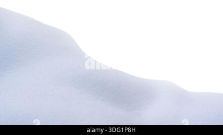 Snowdrift isolated on white background for design Stock Photo - Alamy