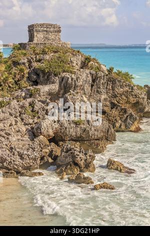 God of Winds Temple Tullum Mexico Stock Photo - Alamy