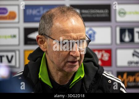 Celtic manager Martin O'Neill during at training session at Celtic Park ...