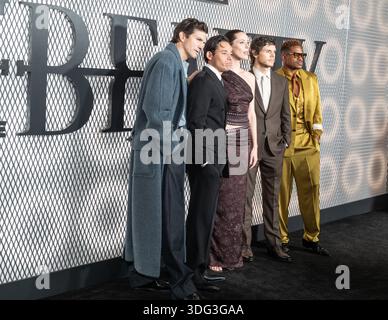 Ashton Kutcher and Jeremy Pope attend the red carpet of the movie THE ...