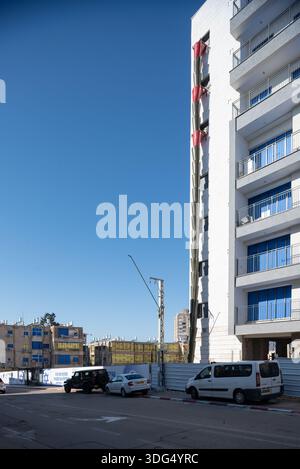 Israel, Bat Yam - 3 january 2026: buildings damaged during the 12 day ...