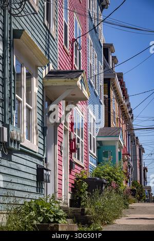 Jelly Bean Row, St. John's, Newfoundland, Canada Stock Photo - Alamy