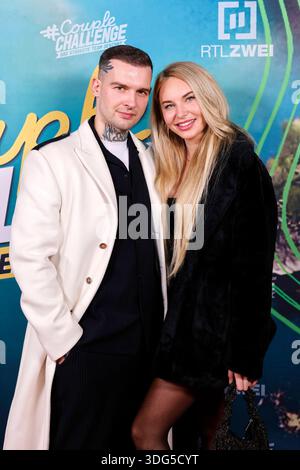 Eric Stehfest und Franziska Temme bei der 8. Dschungelparty zum Start ...