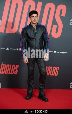 Oscar Casas and Ana Mena during the presentation in Madrid of the film ...