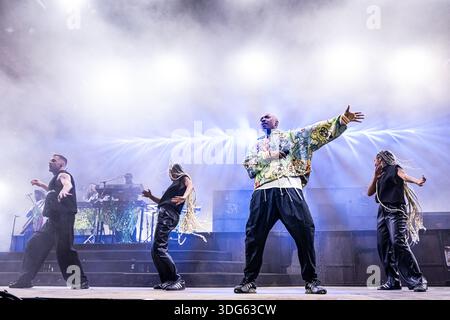 Soprano performing at Paleo Festival Nyon in Nyon, Switzerland on July ...
