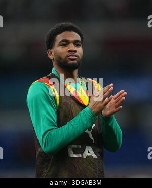 Tangier Stadium, Tangier, Marocco. 14th Jan, 2026. Lamine Camara of ...
