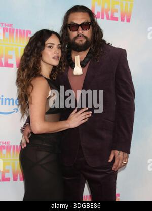 Adria Arjona and Jason Momoa attend "The Wrecking Crew" UK Special ...