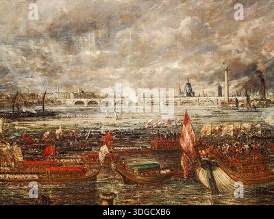 John Constable, Waterloo Bridge Seen from Whitehall Stairs, c. 1829 ...