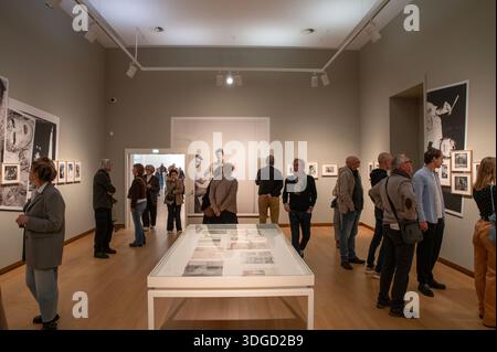 People Watching The Erwin Olaf Exhibition At The Stedelijk Museum At ...