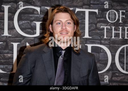 Peter Claffey attends the Italian Premiere of "A Knight of the Seven ...