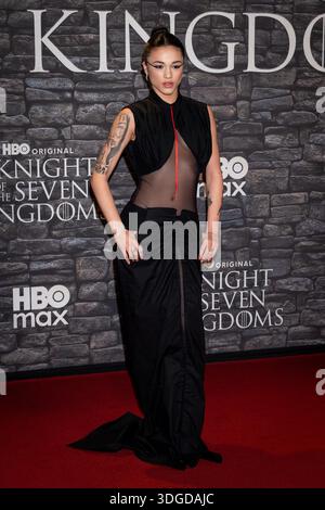 Maria Esposito attends the Italian Premiere of "A Knight of the Seven ...