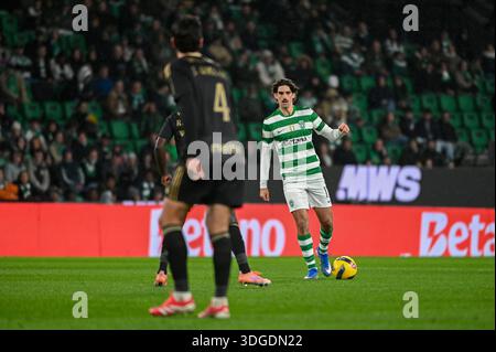 Lisbon, Portugal. 16 January 2026. Luis Suarez forward of Sporting CP ...