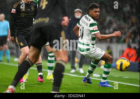 Lisbon, Portugal. 16 January 2026. Luis Suarez forward of Sporting CP ...