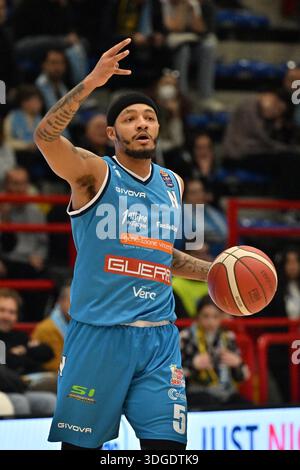 Ishmael El-Amin (Guerri Napoli) during Banco di Sardegna Sassari vs ...