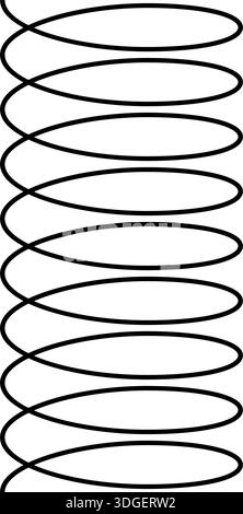 Jump coil pattern seamless vector repeat geometric for any web design ...