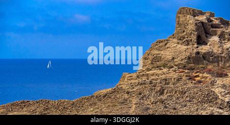 Columnar Jointing Structures Of Punta Baja, Lava Flows, Volcanic Rocks ...