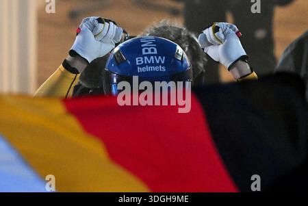 LOCHNER Johannes (Germany) celebrates victory and gold medal, ITA ...