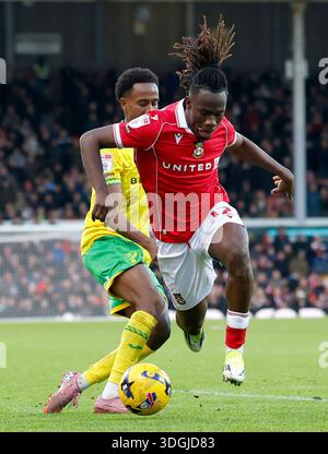 Wrexham’s Issa Kabore during the Sky Bet Championship match at SToK ...