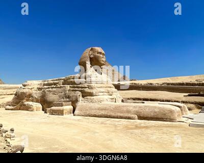 Funerary mortuary temple at The Great Pyramids of Giza, Cairo, Egypt ...