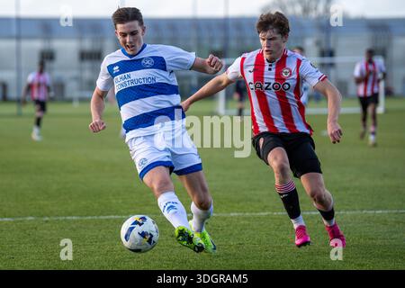 Teddy Tarbotton (8 QPR Dev) during the Premier League PDL match between ...