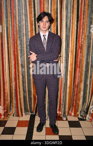 Mattia Basso Milan Fashion Week - Men S/S 2027 Etro Presentation Front ...