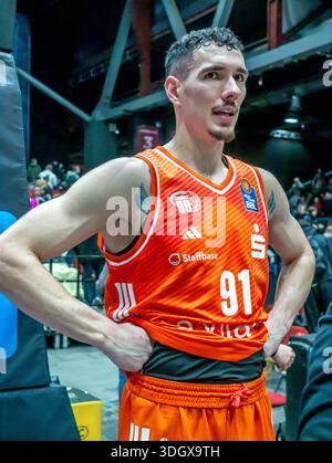 Chemnitz, Germany January 18, 2026: 1.BBL - 2025/2026 - Niners Chemnitz ...