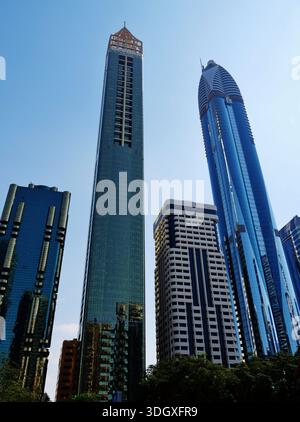 ROTANA TOWERS, skyscraper, modern architecture, Sheikh Zayed Road ...