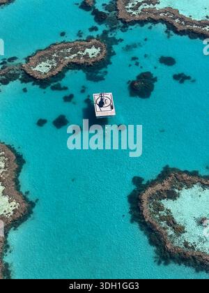Coral formations on Hardy Reef, Great Barrier Reef, Queensland ...