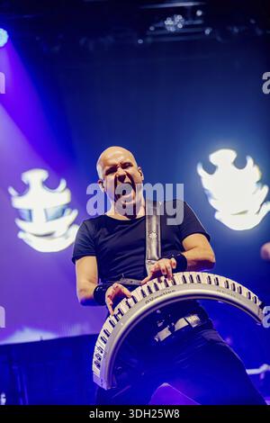 Coen Janssen, keyboardist from Epica, live on Arcane Dimensions Tour ...