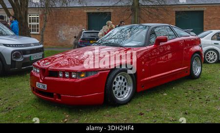 Alfa Romeo SZ, on display at the Bicester Motion assembly held on the ...