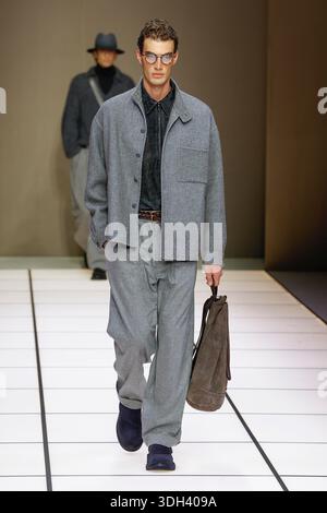 Milan, Italy. 19th Jan, 2026. Men's Fashion, Fall/Winter 2026/2027 ...