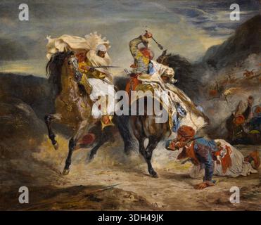 The Combat of the Giaour and Hassan, Eugene Delacroix, 1826, Art ...