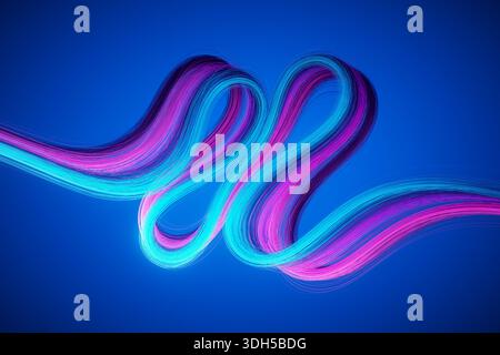 A deep blue abstract background featuring overlapping diagonal stripes ...