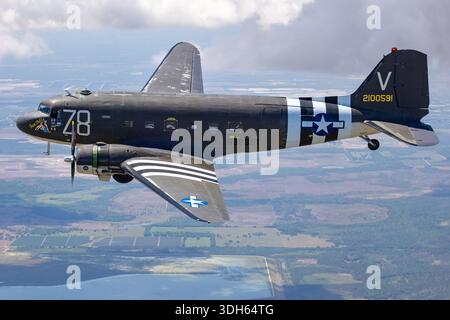 The Douglas C-47A Skytrain, also known as the DC-3, was a versatile ...