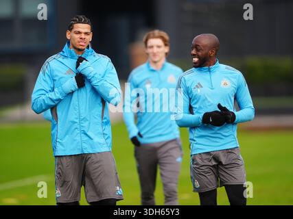 Yoane Wissa Of Newcastle United during the Newcastle United v Aston ...