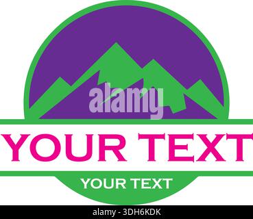 a simple Mountain logo / icon design Stock Vector Image & Art - Alamy