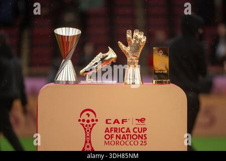 Morocco 2025 Africa Cup of Nations banner in train station, CAF ...