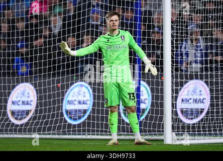 Sheffield Wednesday goalkeeper Murphy Cooper arrives ahead of the Sky ...