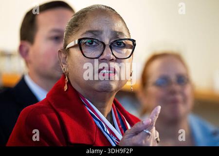 Maryland House Speaker Joseline Peña-Melnyk, a Democrat, presides over ...