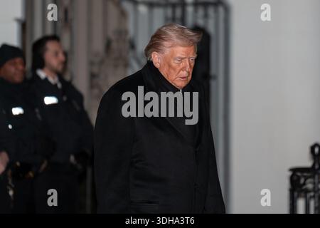President Donald Trump walks out of Walter Reed National Military ...