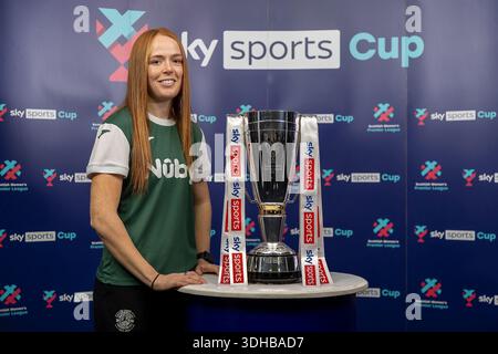 Hampden Park, Scotland. 20 January 2026. Ellis Notley of Hibernian FC ...