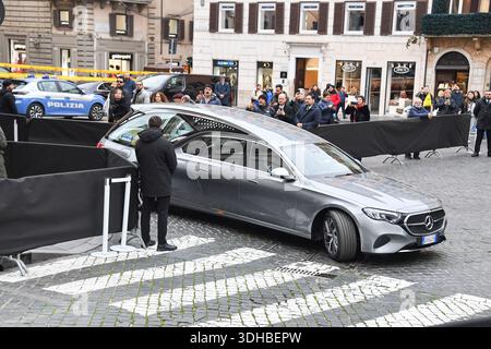 Rome, Italy. 21st Jan, 2026. Rome, Death of Valentino Garavani - Chapel ...