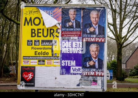 ASSEN - Election posters of Geert Wilders PVV ROBIN UTRECHT /ANP ...