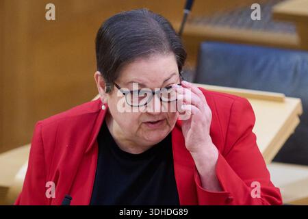 Edinburgh Scotland, UK 21 January 2026. Ash Regan MSP at the Scottish ...