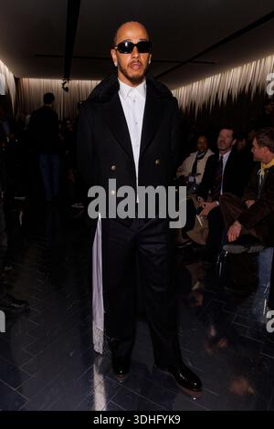 Lewis Hamilton attends DIOR Homme Fall/Winter 2026-2027 runway during ...