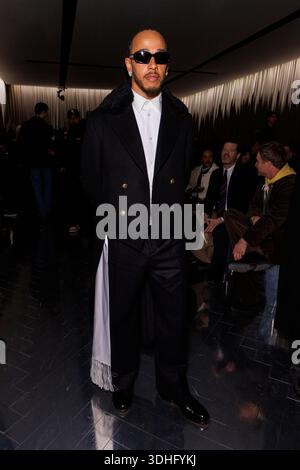 Lewis Hamilton attends DIOR Homme Fall/Winter 2026-2027 runway during ...